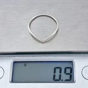 Unbranded | Jewelry | Vintage Sterling Silver 925 Stacking Chevron V ...